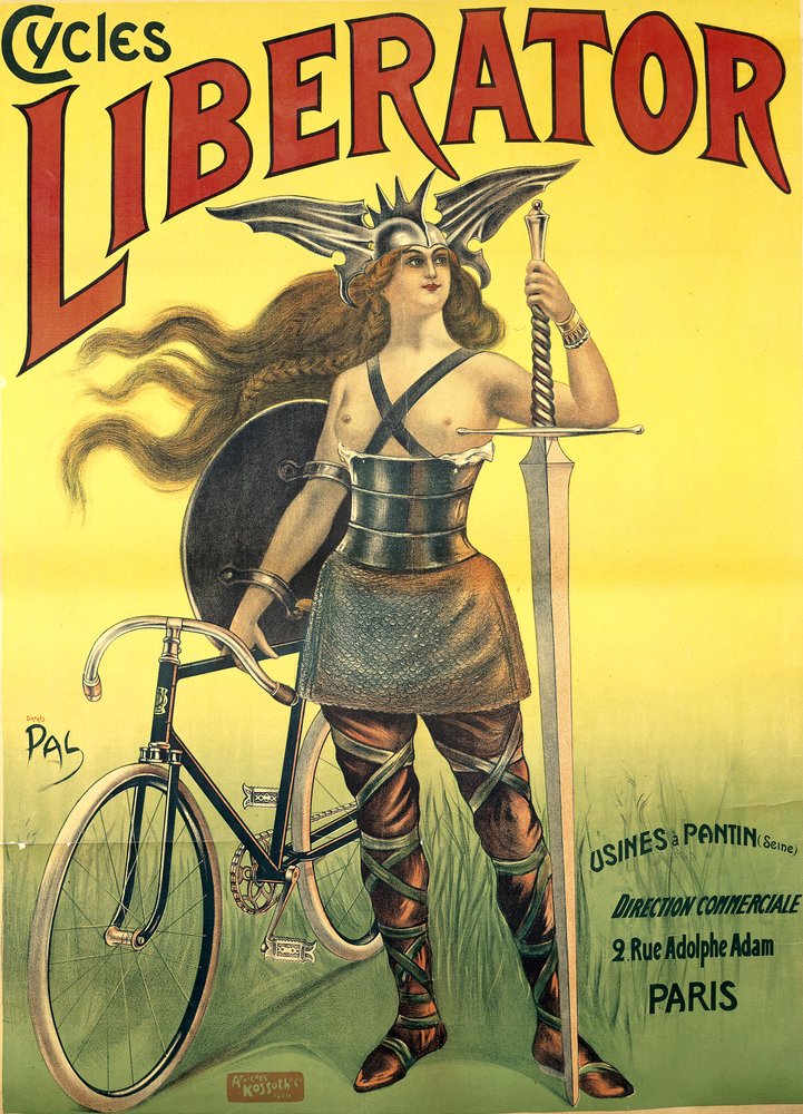 パンタンの「Cycles Liberator」のポスター広告、Kossoth et Cie、パリ